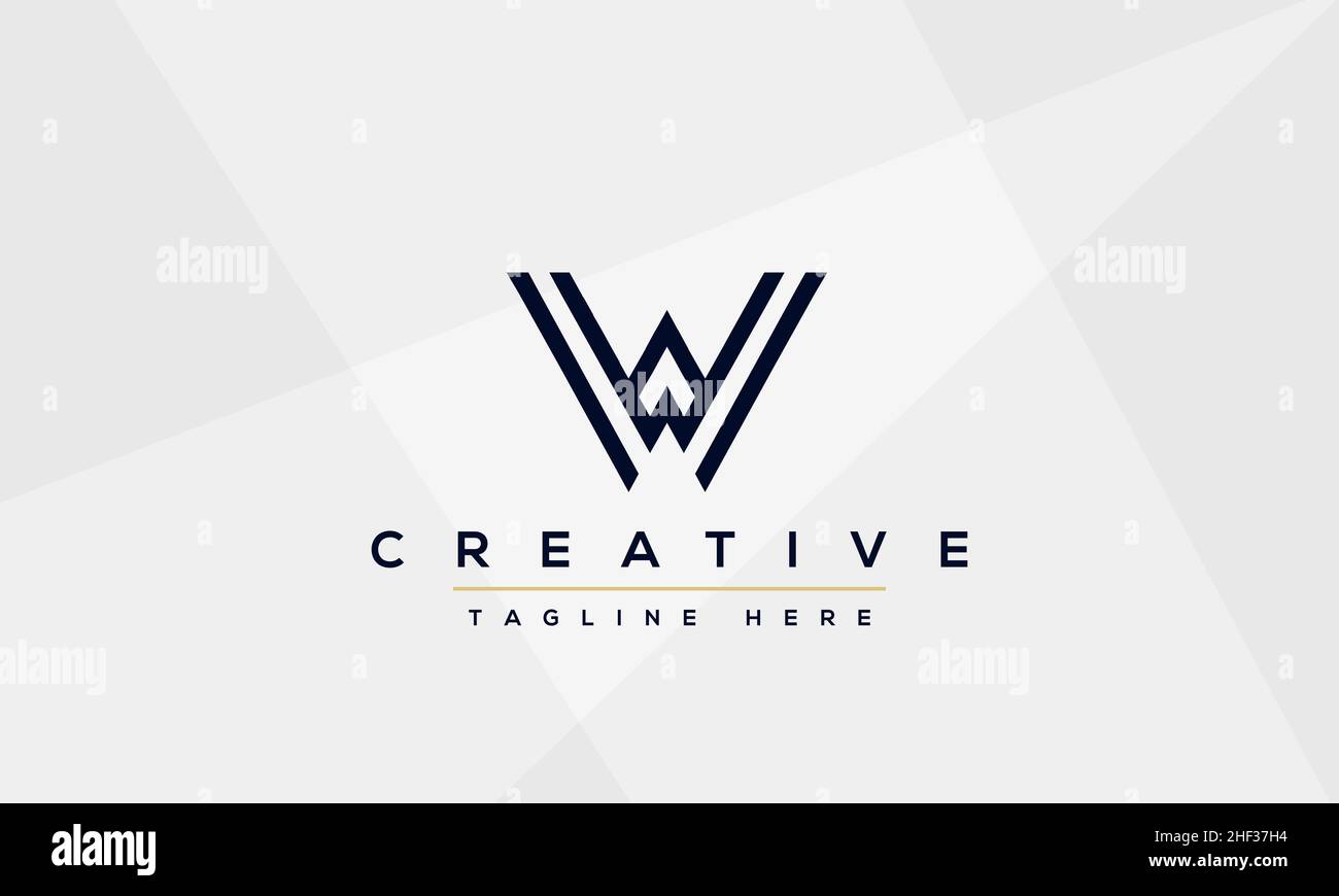 W letter logo Design Modern Monogram Icon. W WW initials based Template ...
