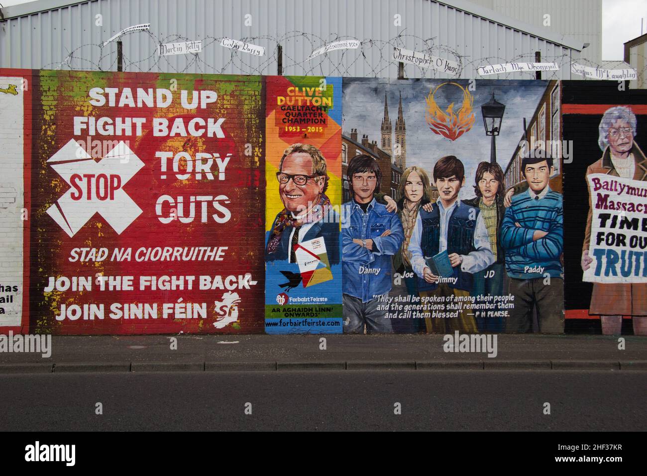 The Peace Lines are a series of separation walls located in Northern ...