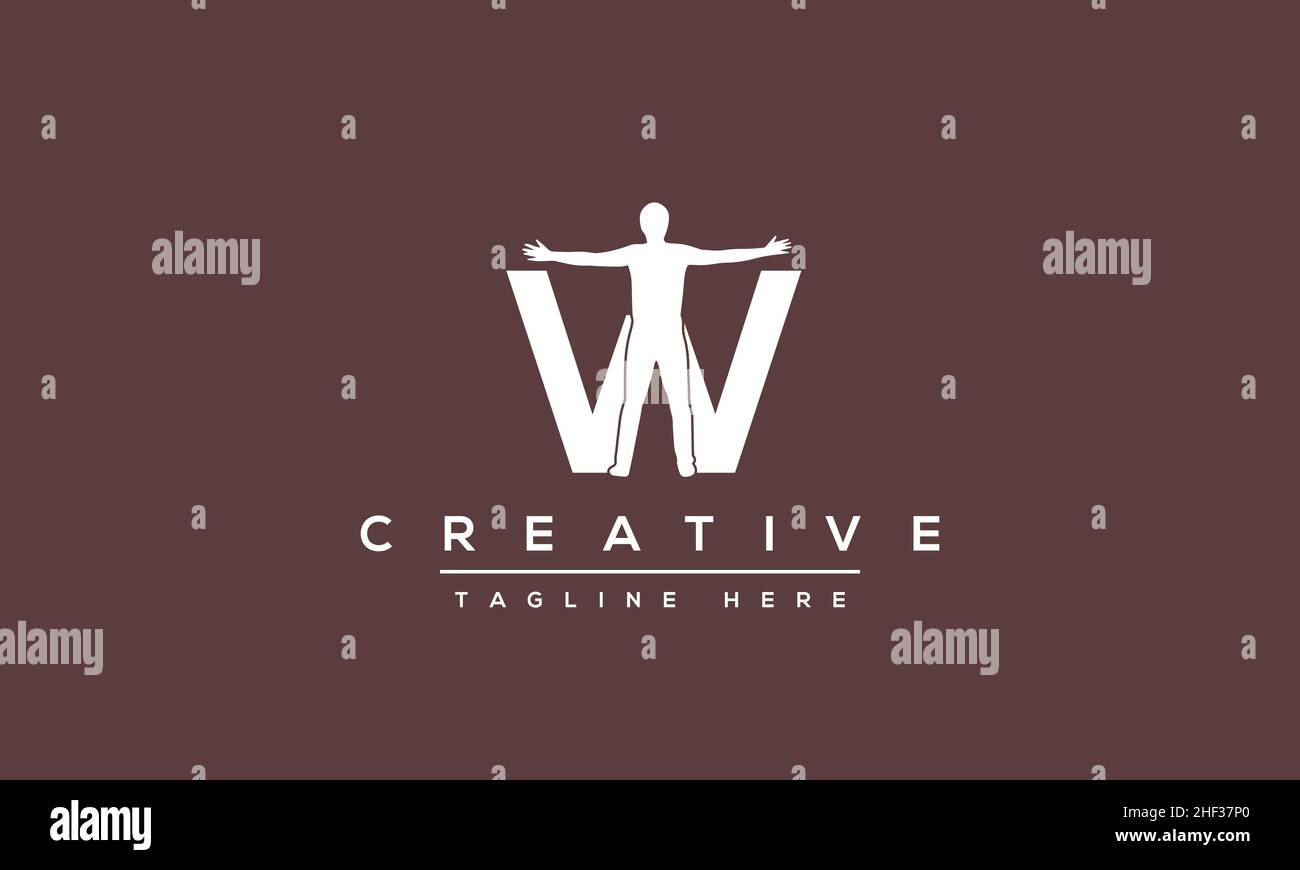 W letter logo Design Modern Monogram Icon. W WW initials based Template ...