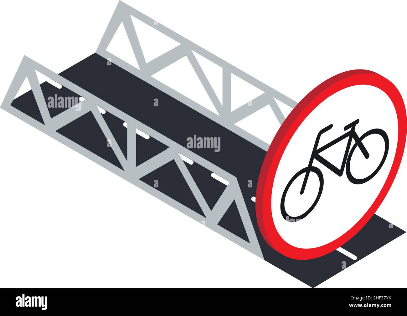 Cycling disallowed Stock Vector Images - Alamy