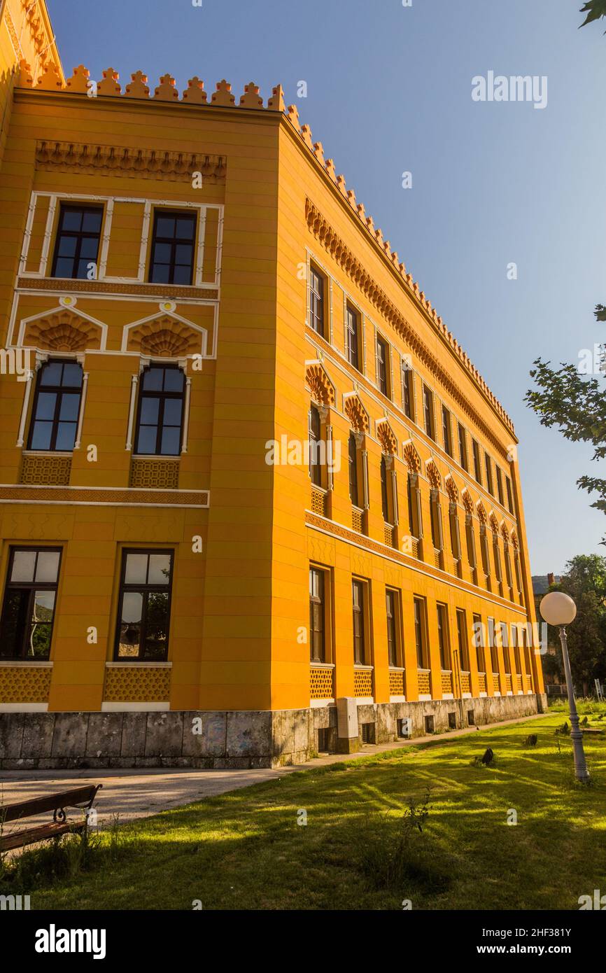 High school building in Mostar, Bosnia and Herzegovina Stock Photo - Alamy