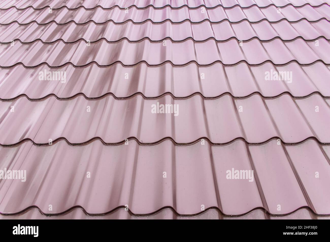 Metal tile roof house iron texture coating abstract steel pattern ...