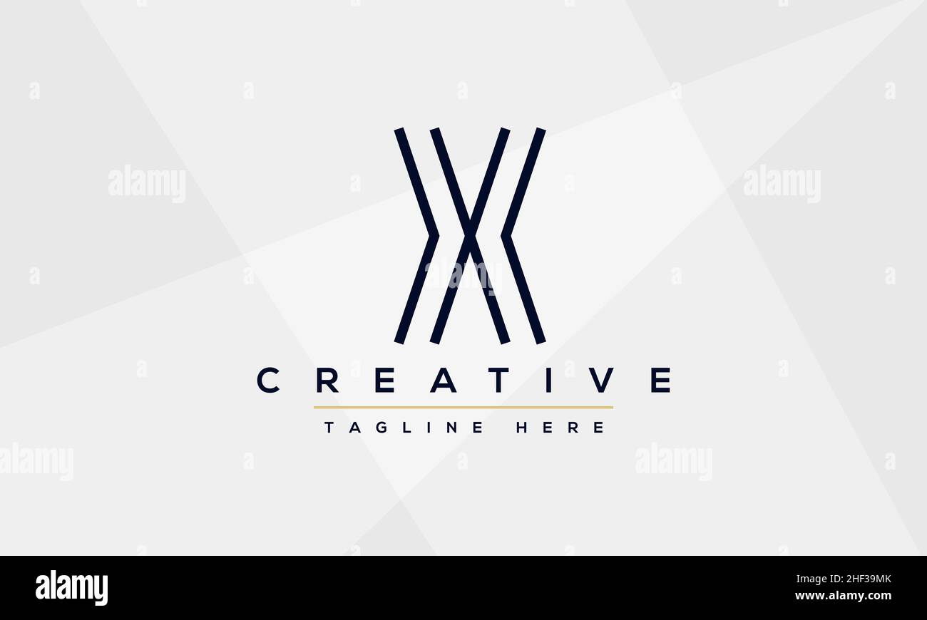 X letter logo Design Modern Monogram Icon. X XX initials based Template ...
