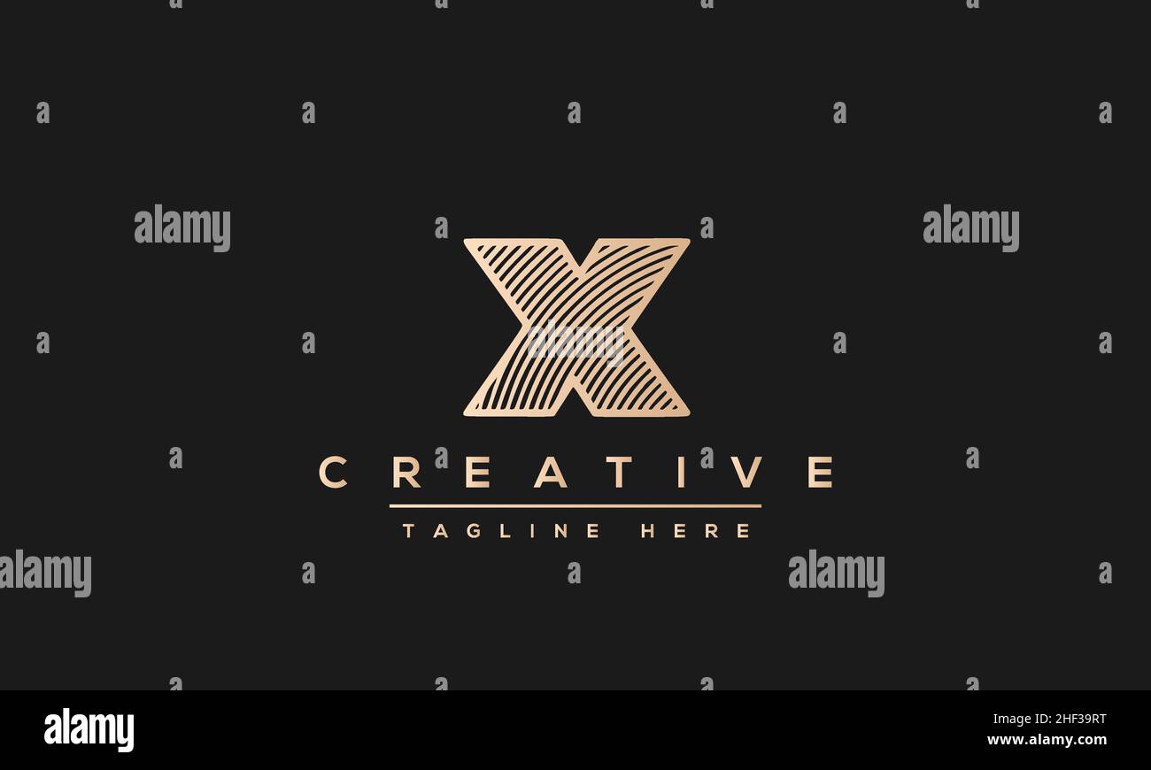 X letter logo Design Modern Monogram Icon. X XX initials based Template ...