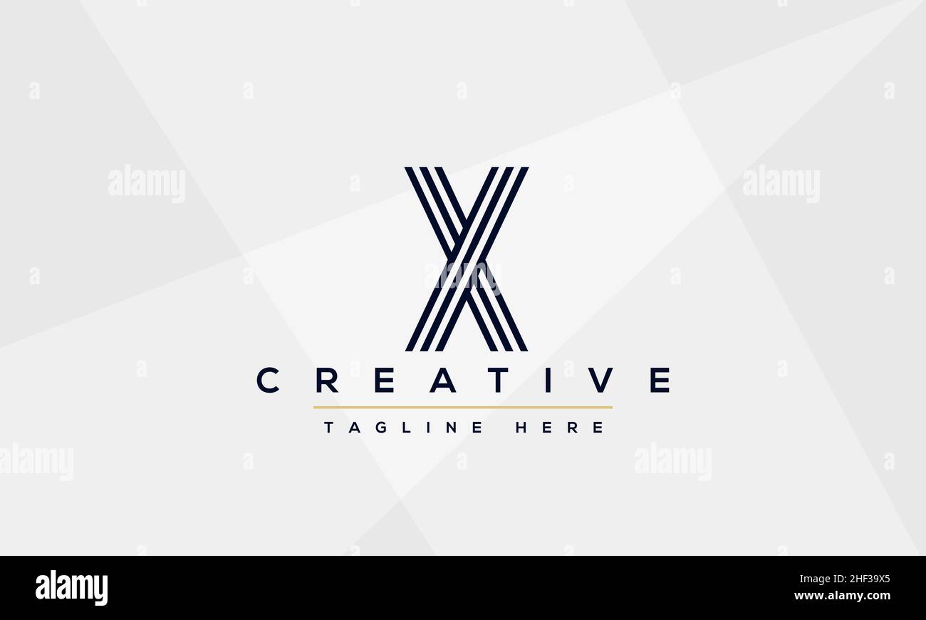 X letter logo Design Modern Monogram Icon. X XX initials based Template ...