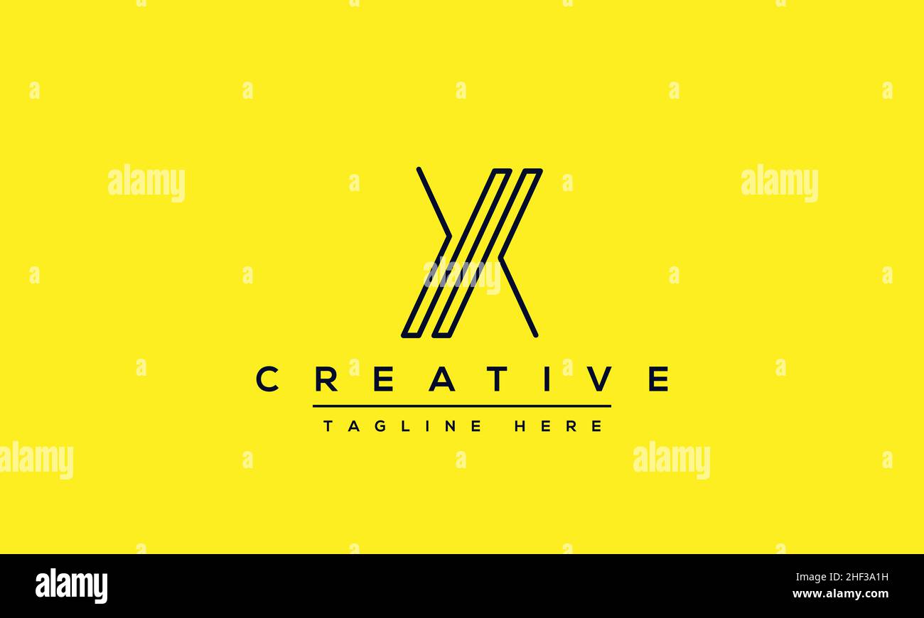 X letter logo Design Modern Monogram Icon. X XX initials based Template ...