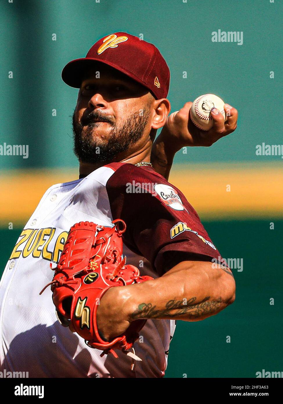MAZATLAN, MEXICO - FEBRUARY 02: Guillermo Moscoso starting pitcher for ...