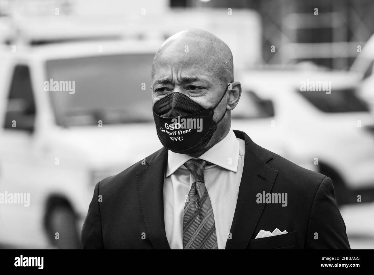 Eric adams new york Black and White Stock Photos & Images - Alamy