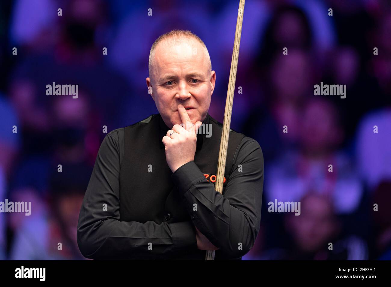 LONDON, UNITED KINGDOM. 13th Jan, 2022. John Higgins v Mark Williams on ...