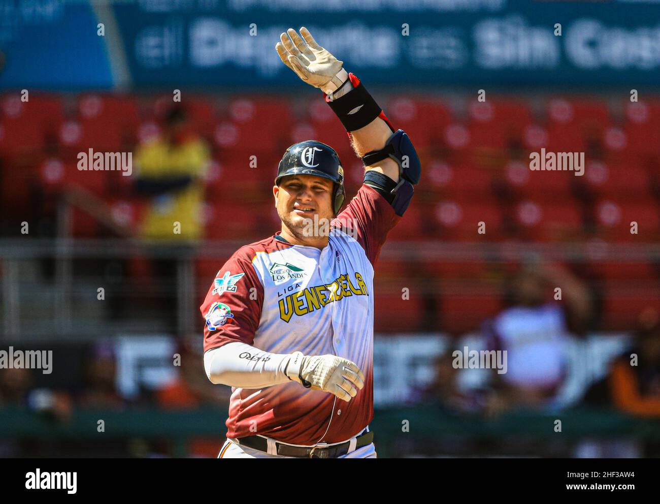 MAZATLAN, MEXICO - FEBRUARY 02: Ronald Ramírez pitcher of Caimanes de ...