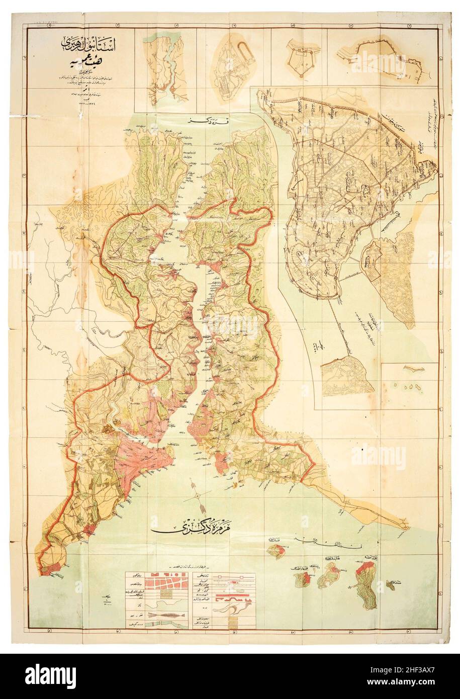 Constantinople maps hi-res stock photography and images - Alamy