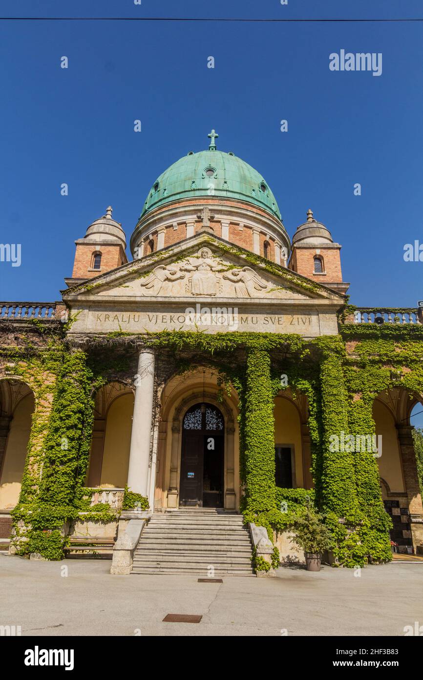 Mirogoj cemetery in zagreb hi-res stock photography and images - Alamy
