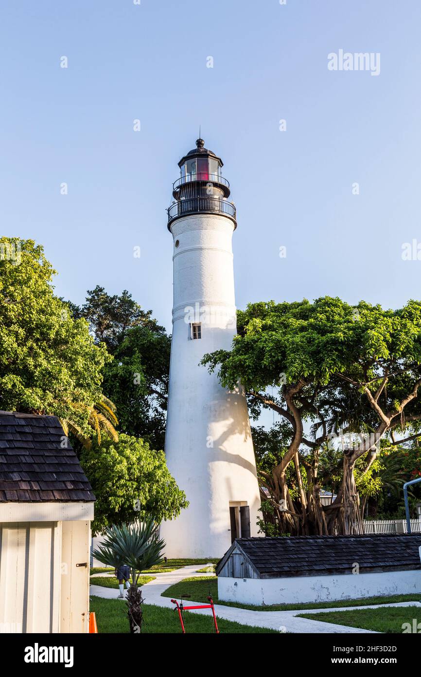 The Key West Lighthouse, Florida Keys, Florida, USA Stock Photo - Alamy