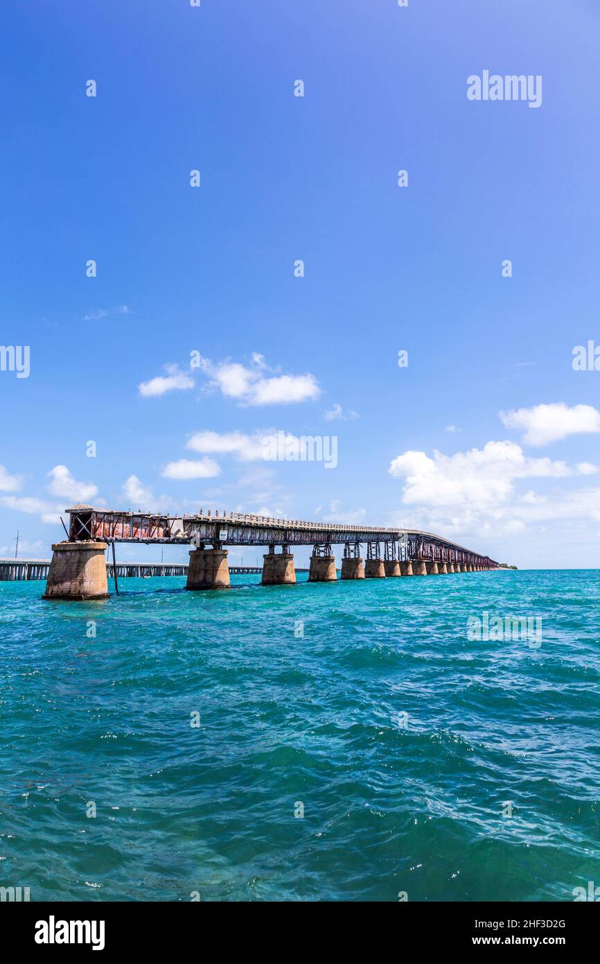 Old Bahia Honda Rail Bridge, Bahia Bay State Park, Florida Keys ...