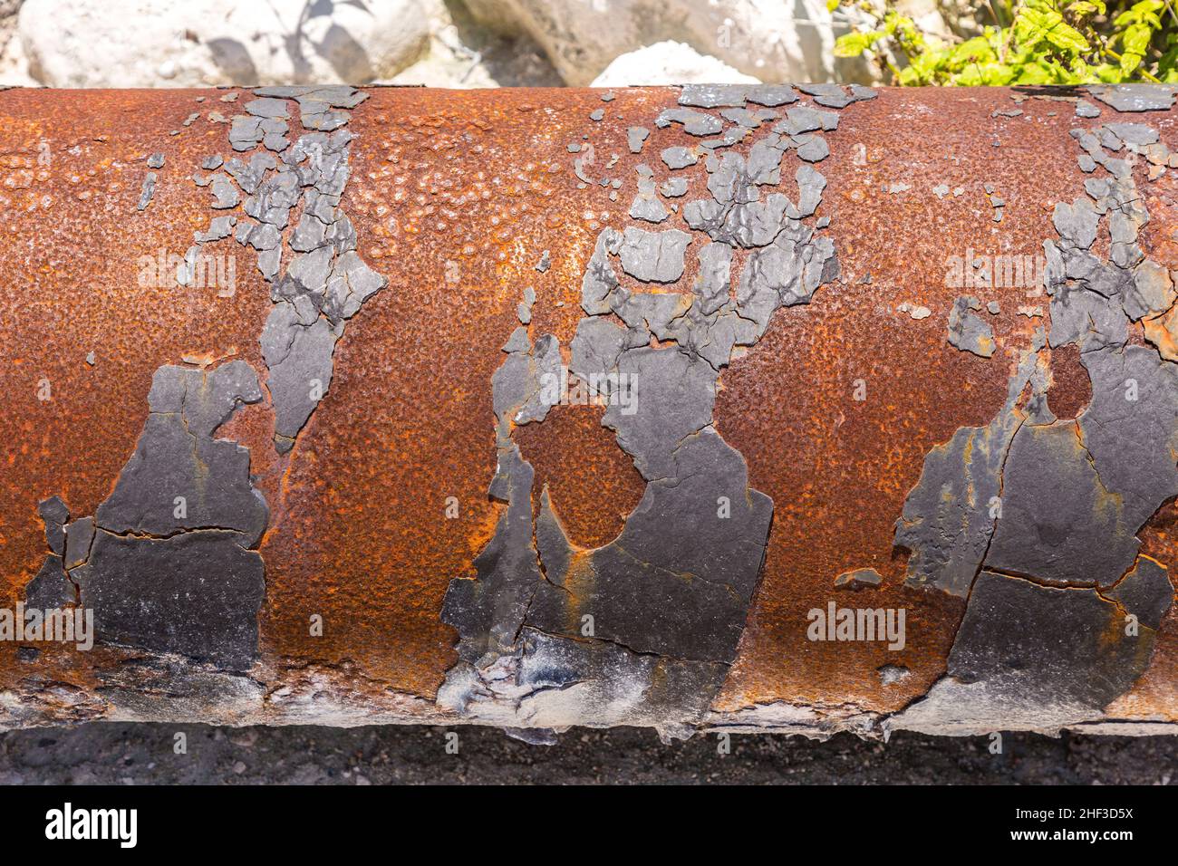 old rusty tubes at bahia honda national park Stock Photo - Alamy