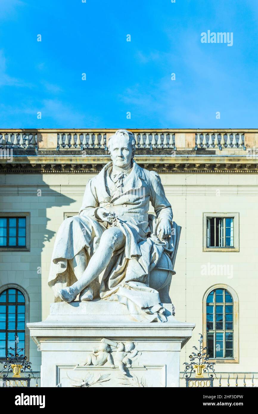 Wilhelm von humboldt statue hi-res stock photography and images - Alamy