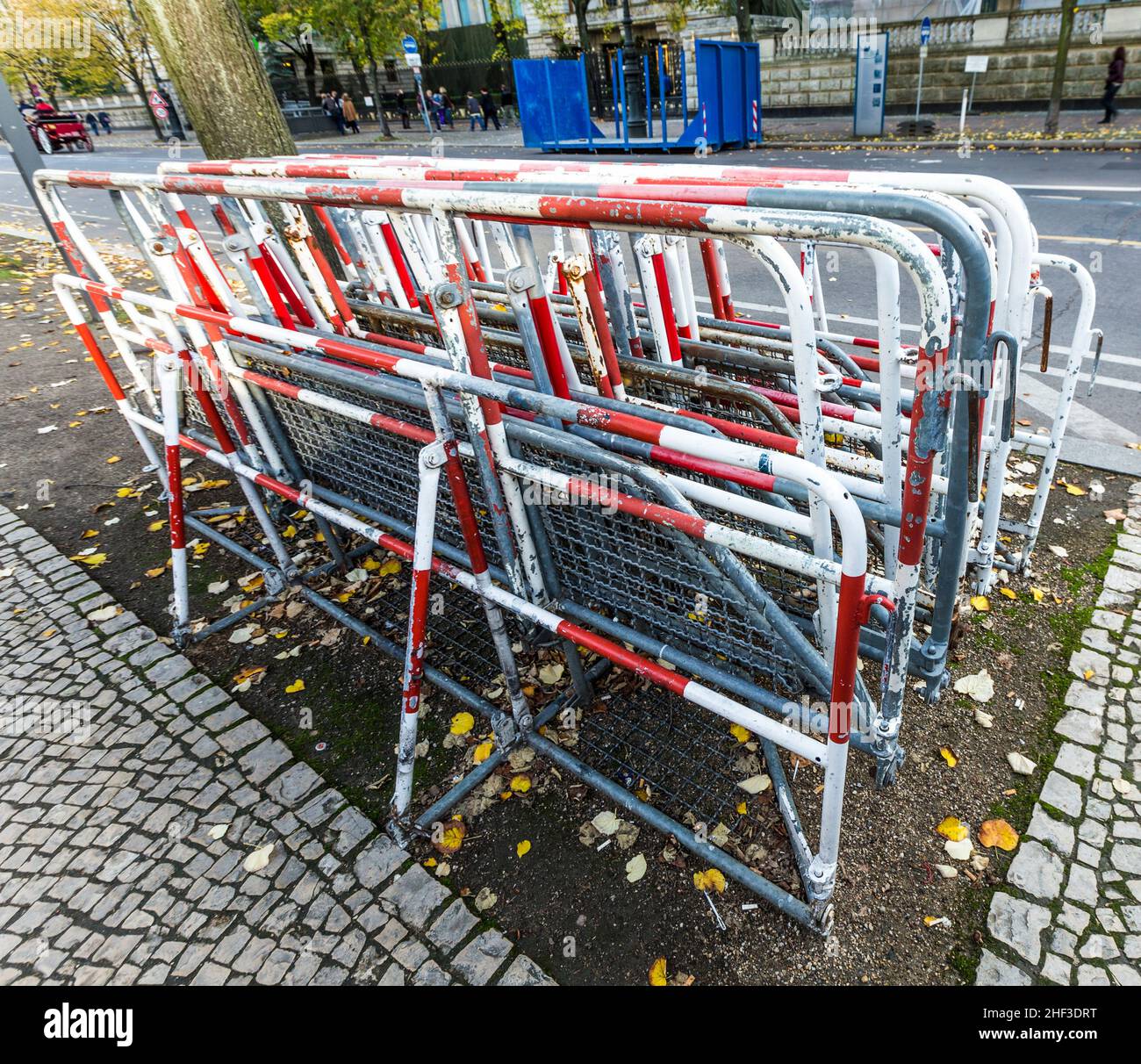 Riot barriers hi-res stock photography and images - Alamy
