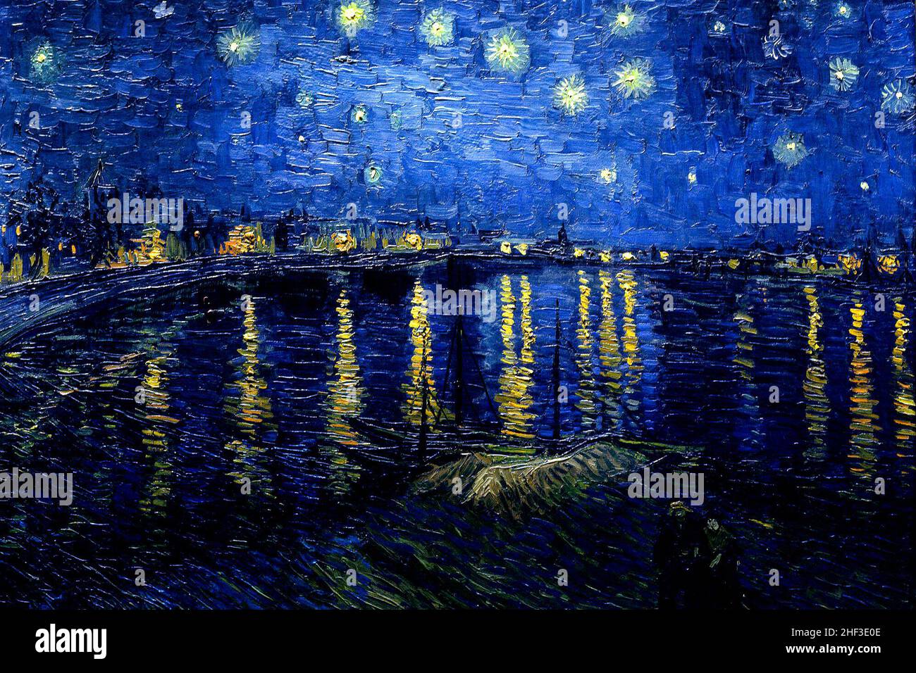 Starry night over the rhône hi-res stock photography and images - Alamy