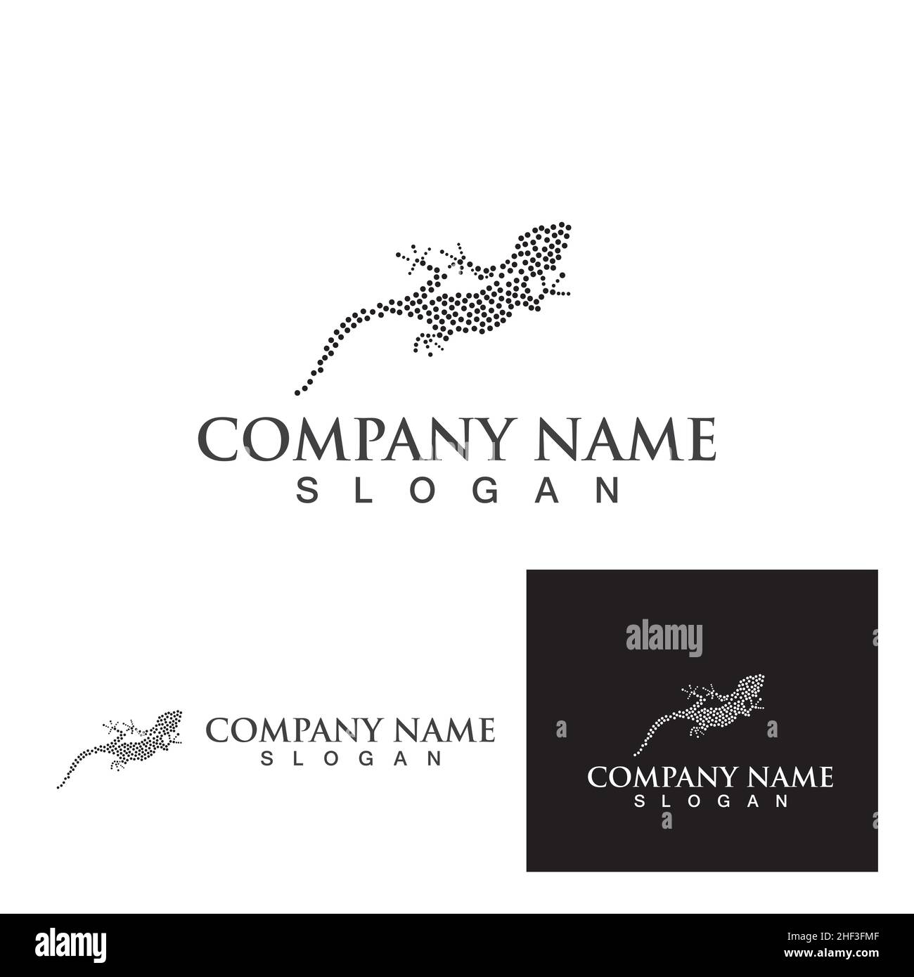 Lizard logo and symbols vector Stock Vector Image & Art - Alamy