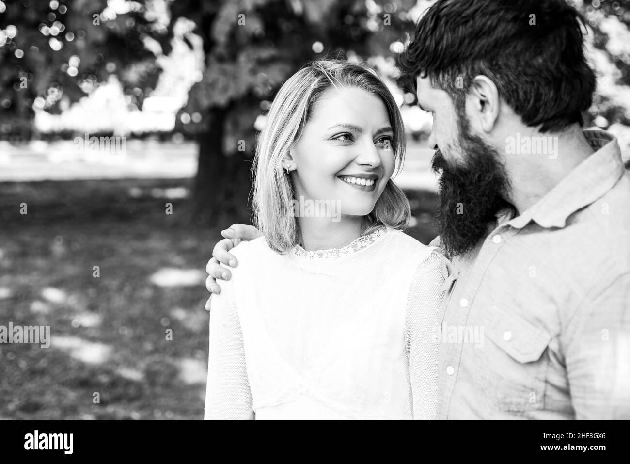 Tenderness together Black and White Stock Photos & Images - Alamy