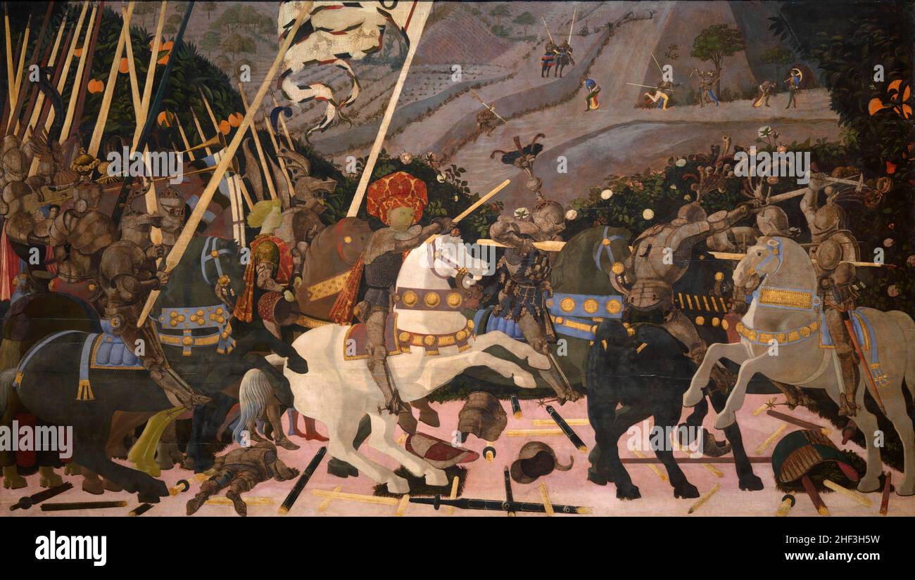 The battle of san romano paolo uccello hi-res stock photography and ...