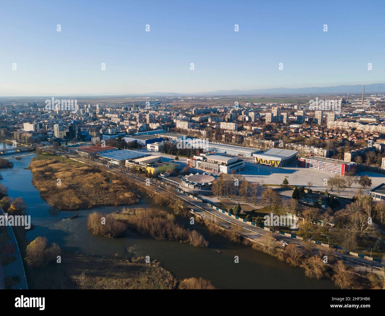 Aerial view maritsa river panorama hi-res stock photography and images ...