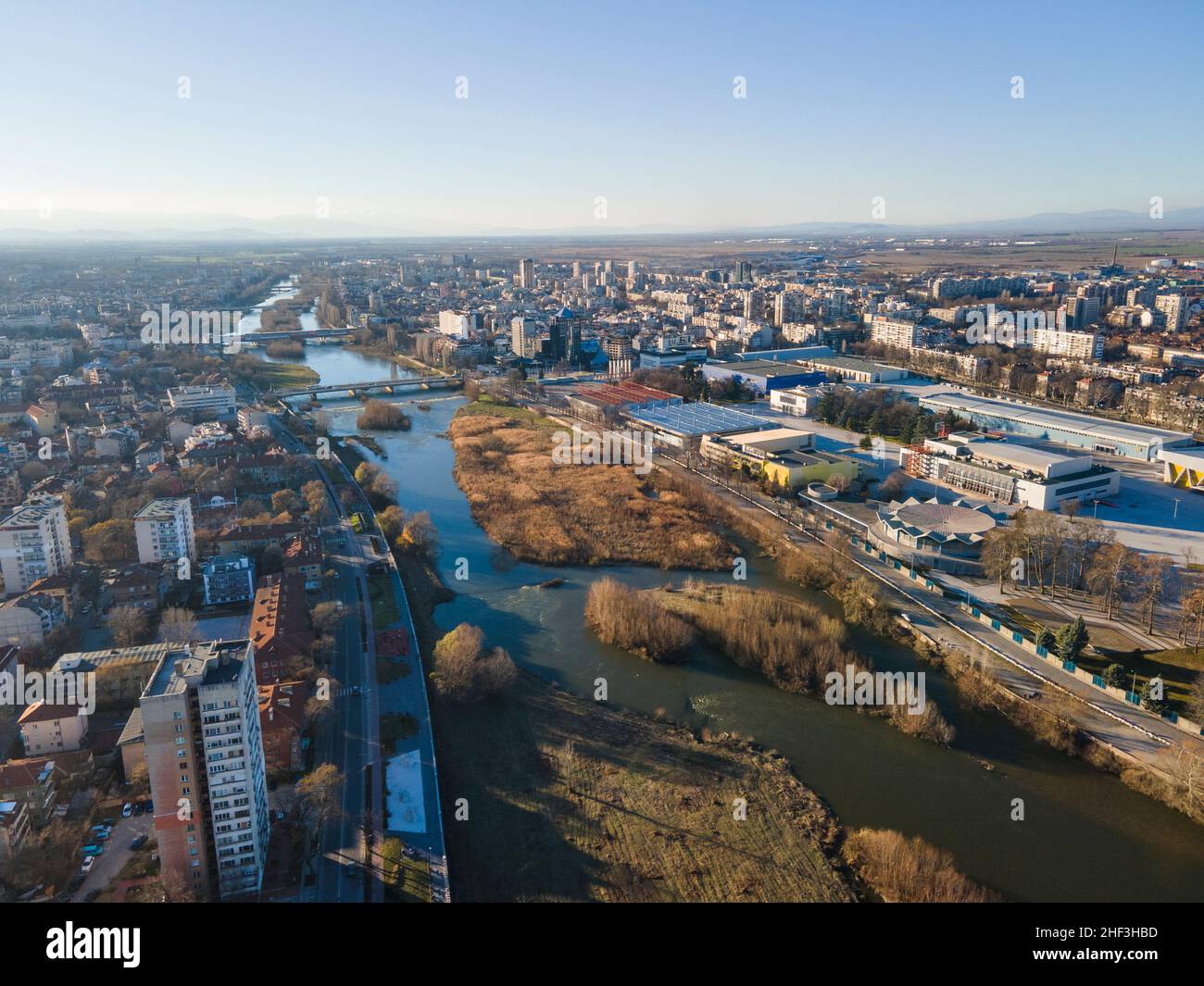 Aerial view maritsa river panorama hi-res stock photography and images ...