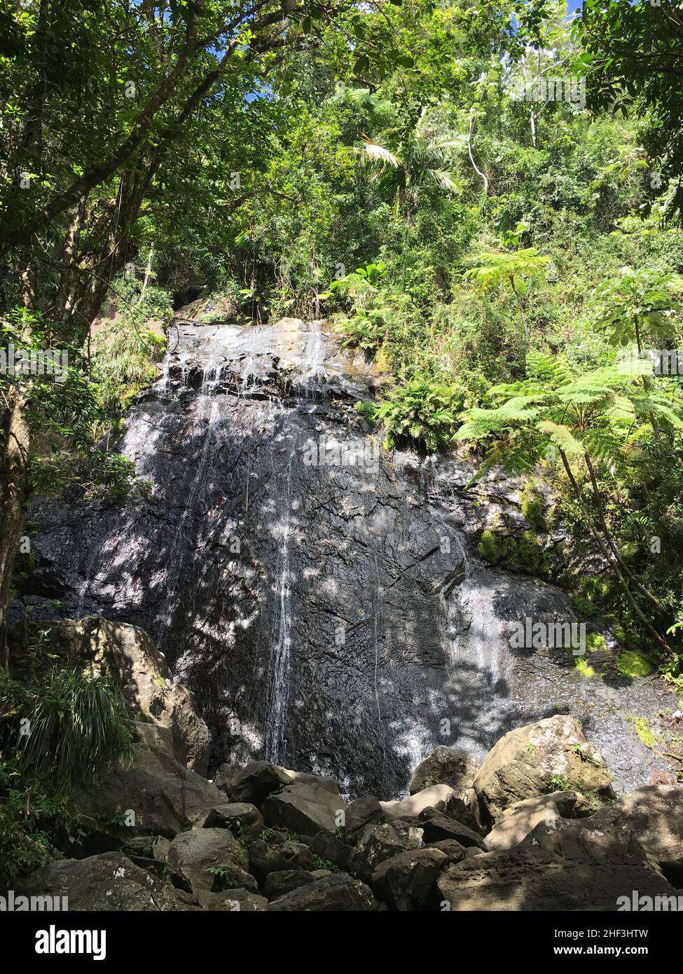 Puerto Rico waterfall Stock Photo - Alamy