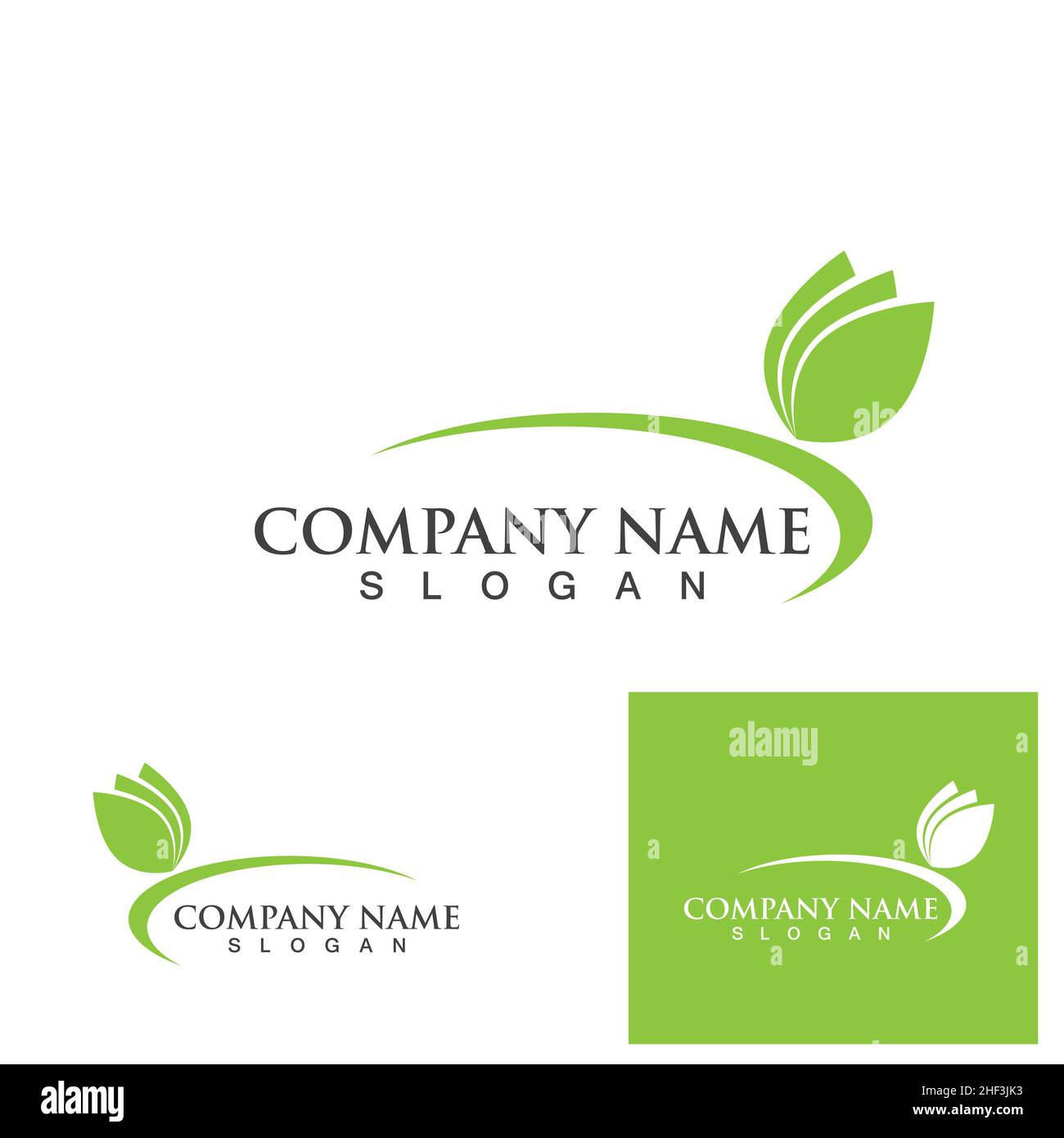 Tea leaf green plantation logo and symbol Stock Vector Image & Art - Alamy