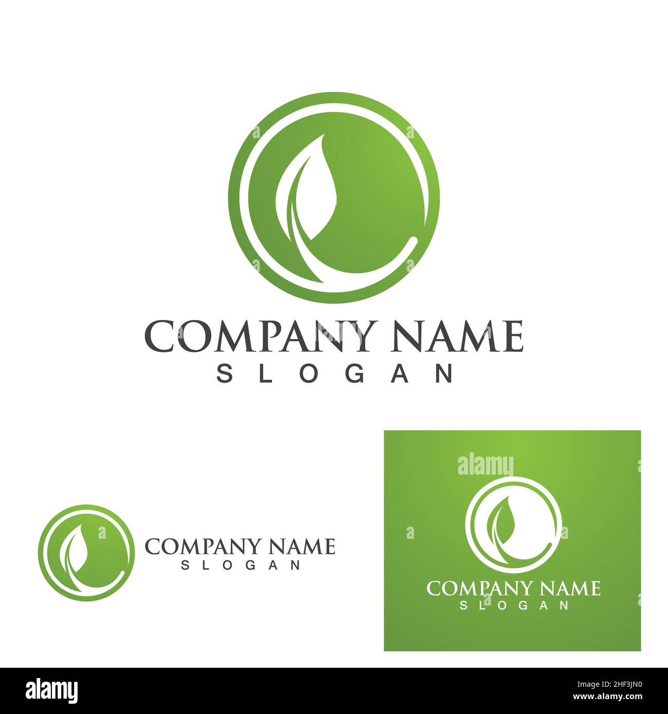 Tea leaf green plantation logo and symbol Stock Vector Image & Art - Alamy