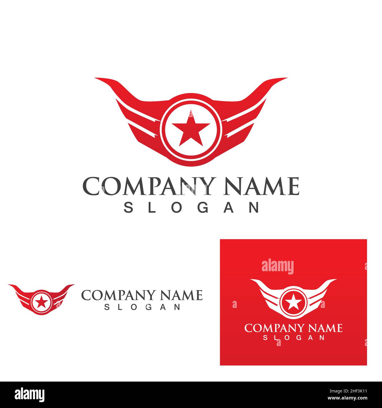 Falcon Logo Template vector illustration design Stock Vector Image ...