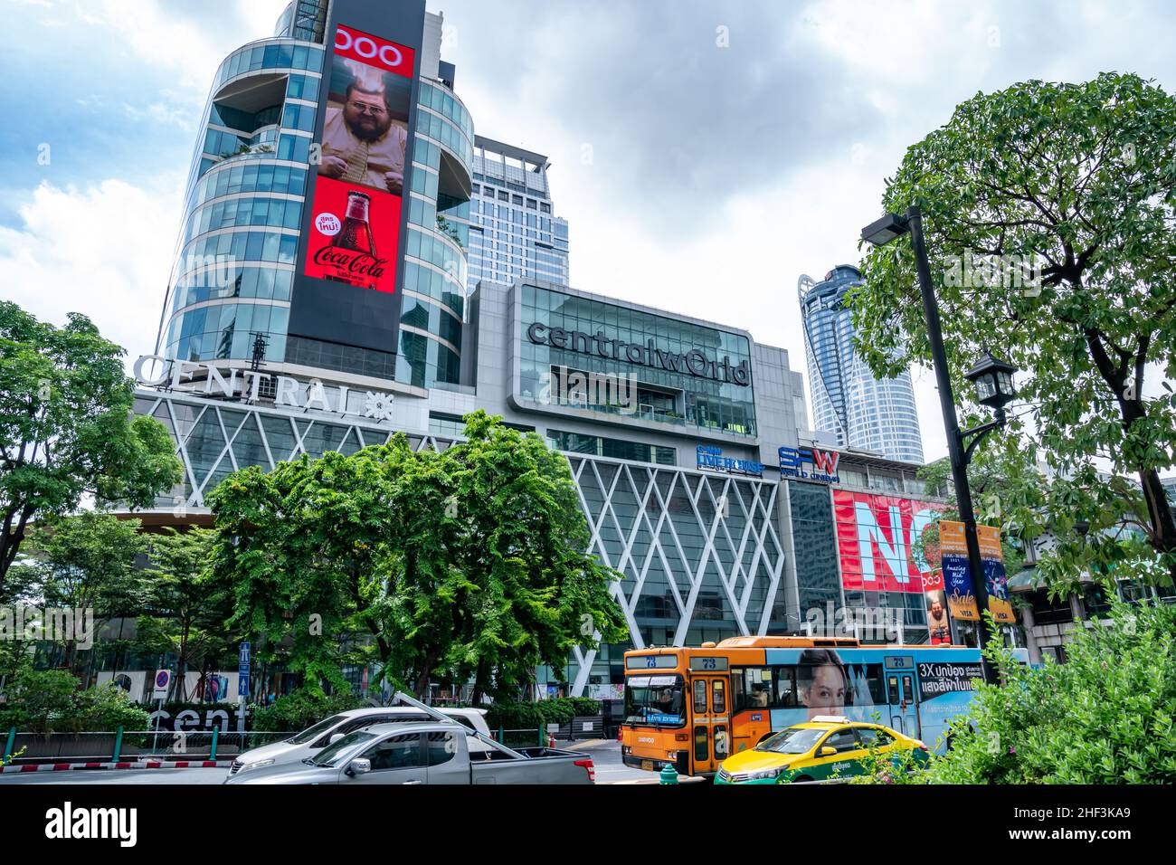 Bangkok, Thailand - 26 Aug 2021, CentralWorld Building is a shopping ...
