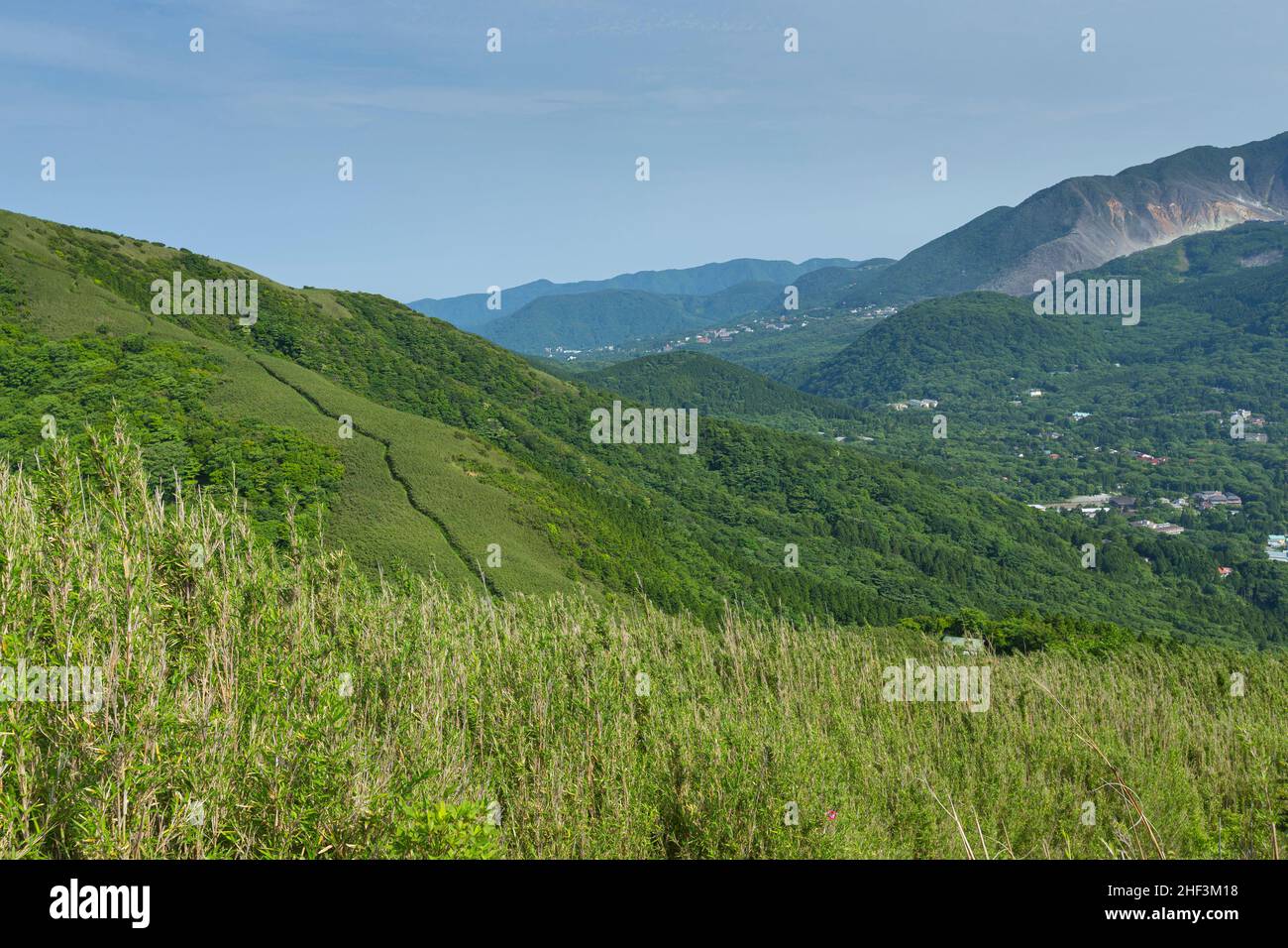 Landscape view of Mount Ashigara, Japan, June 2017 Stock Photo - Alamy