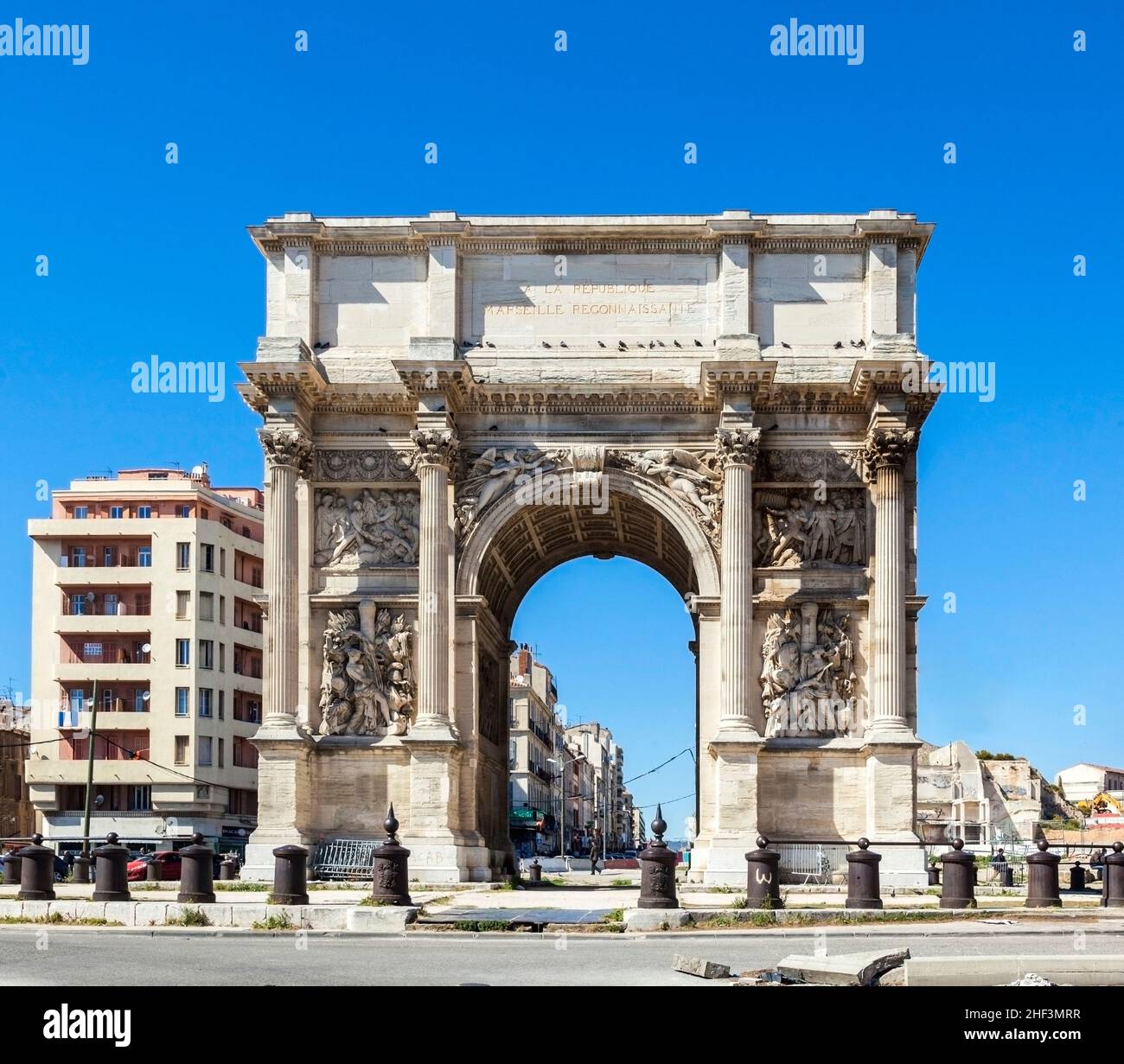 Triumphal arc Porte also known as Porte Royale by Architect Michel ...