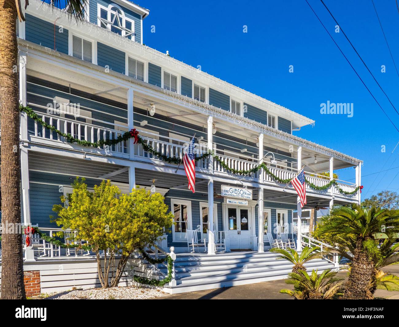 The Gibson Inn established 1907 in Apalachicola in the panhandle or ...
