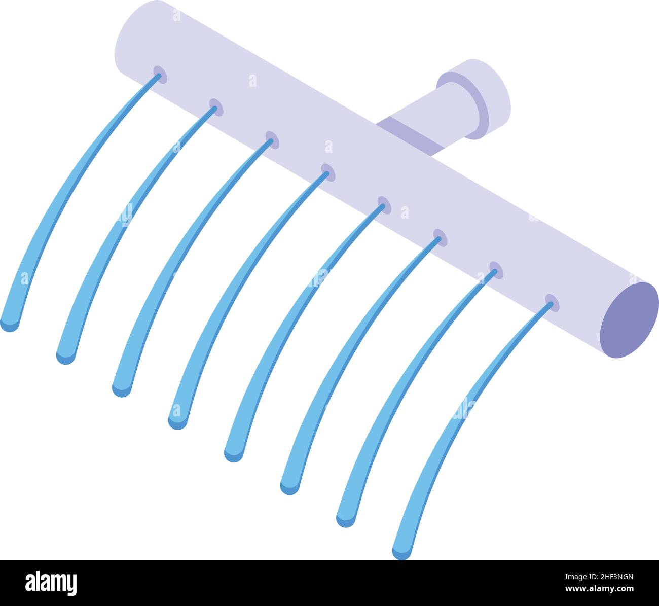 Spray shower head icon isometric vector. Water bath. Room spa Stock ...