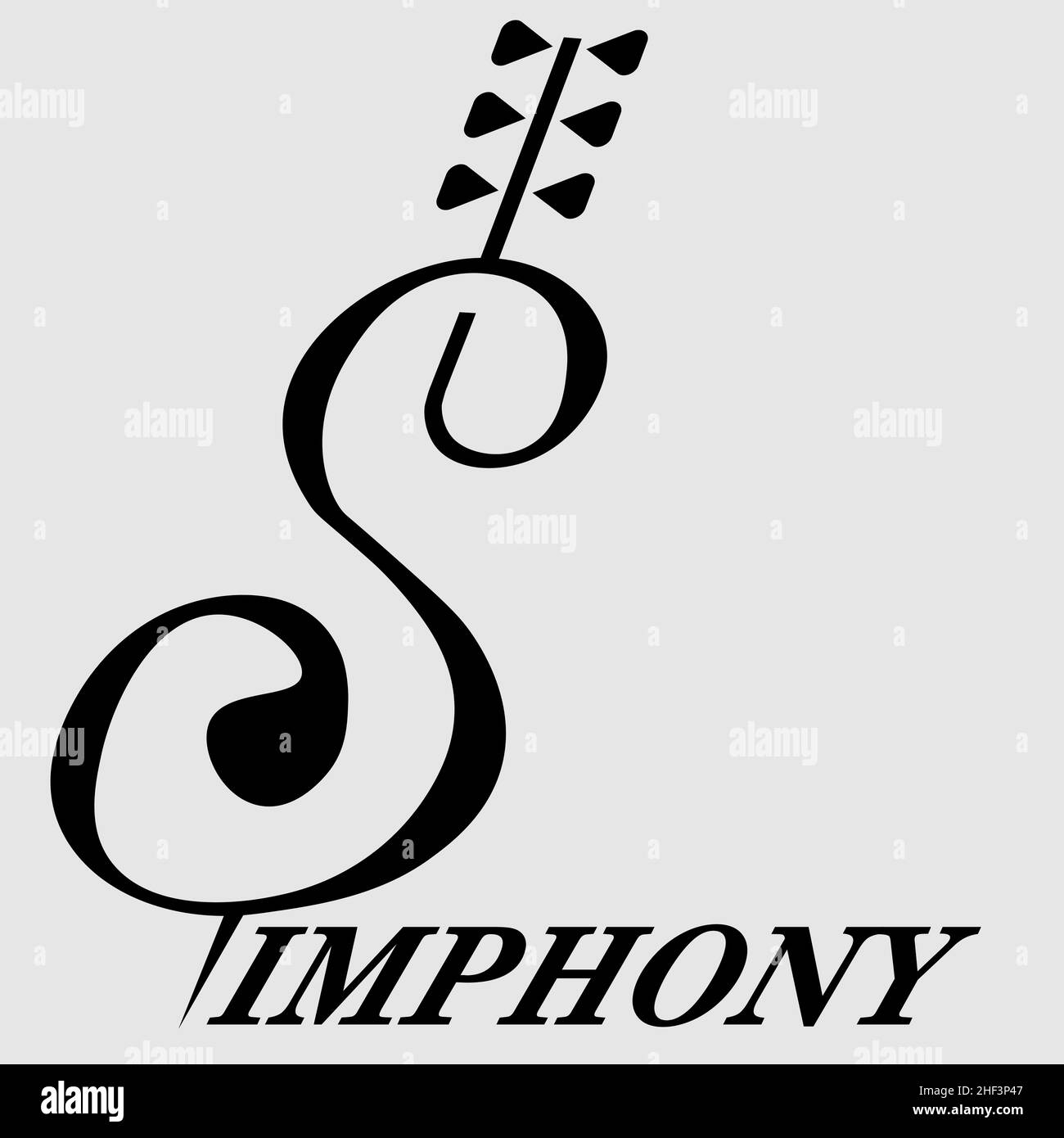 Classical orchestra symphonic in art Stock Vector Images - Alamy