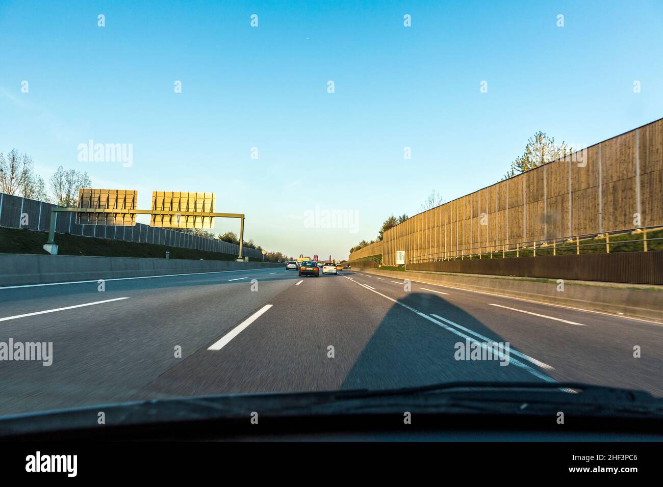 Looking through front windscreen hi-res stock photography and images ...