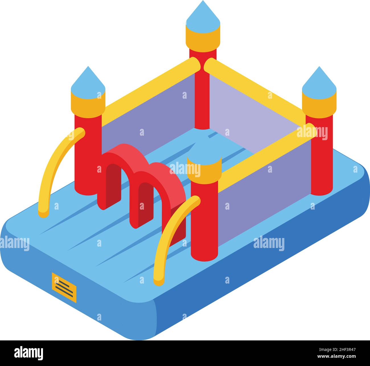 Kids party icon isometric vector. Cute fun. Happy child Stock Vector ...