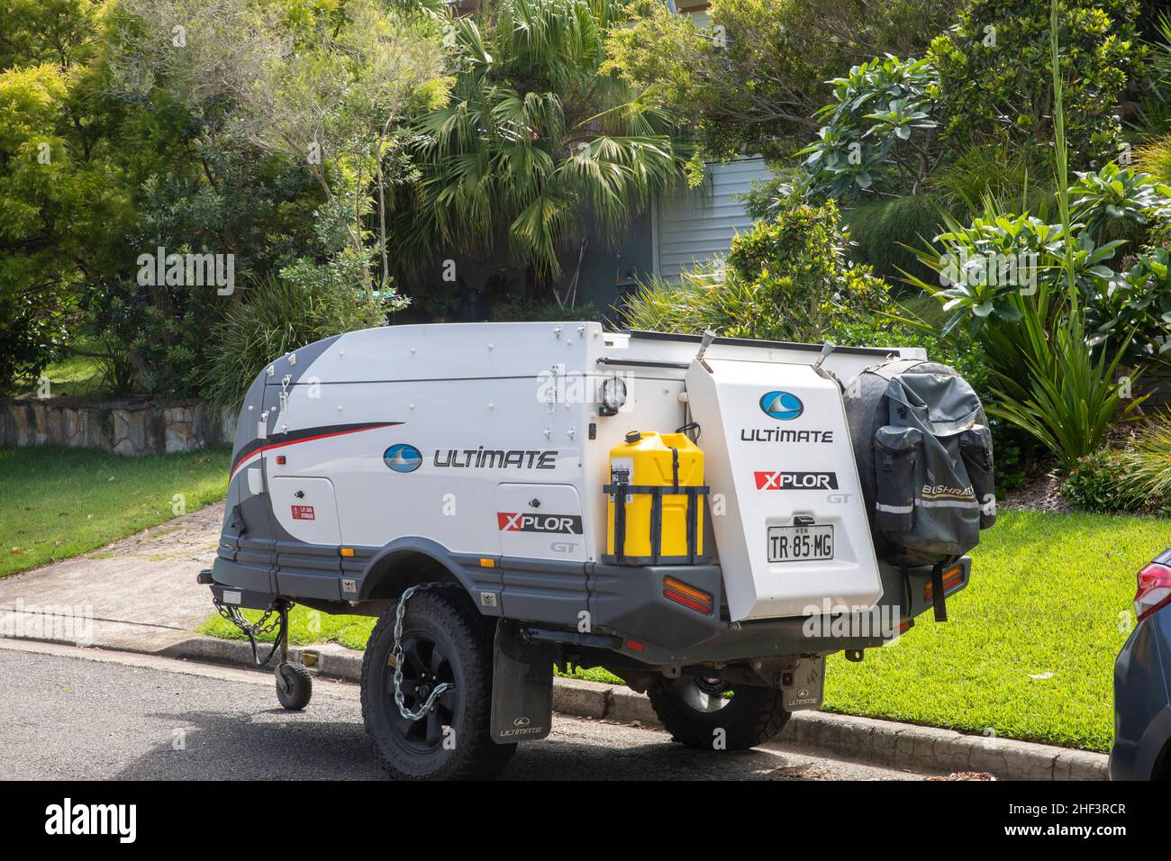 Ultimate xplor GT camper trailer parked outside a Sydney home, this is ...