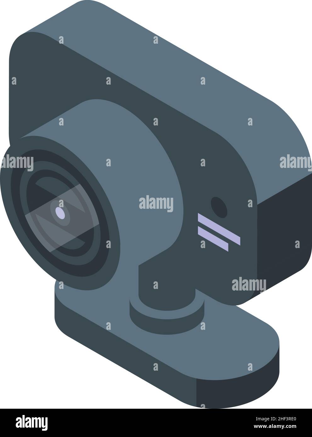 Election camera icon isometric vector. Vote booth. Polling ballot Stock ...