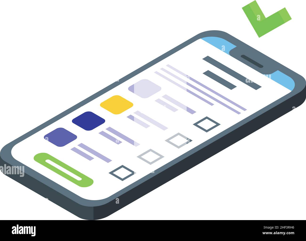 Smartphone election icon isometric vector. Booth vote. Polling voter ...