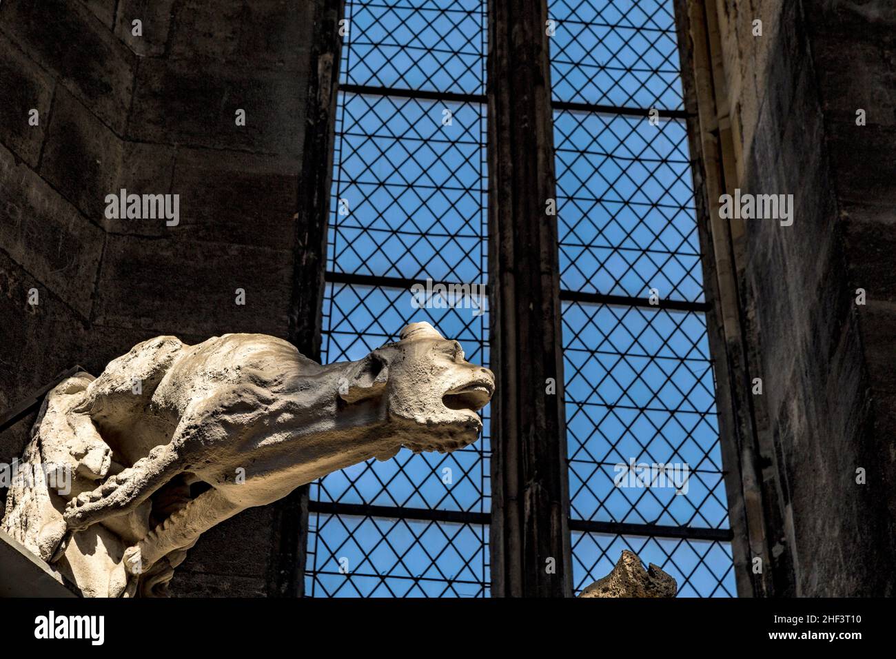 Gargoyle water spout hi-res stock photography and images - Alamy