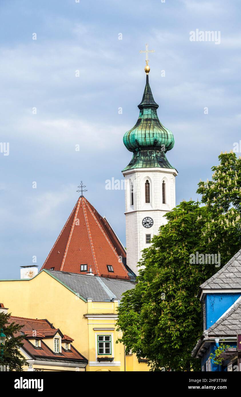 Grinzing With Church And Himmelstrasse In district No 19 in Vienna ...