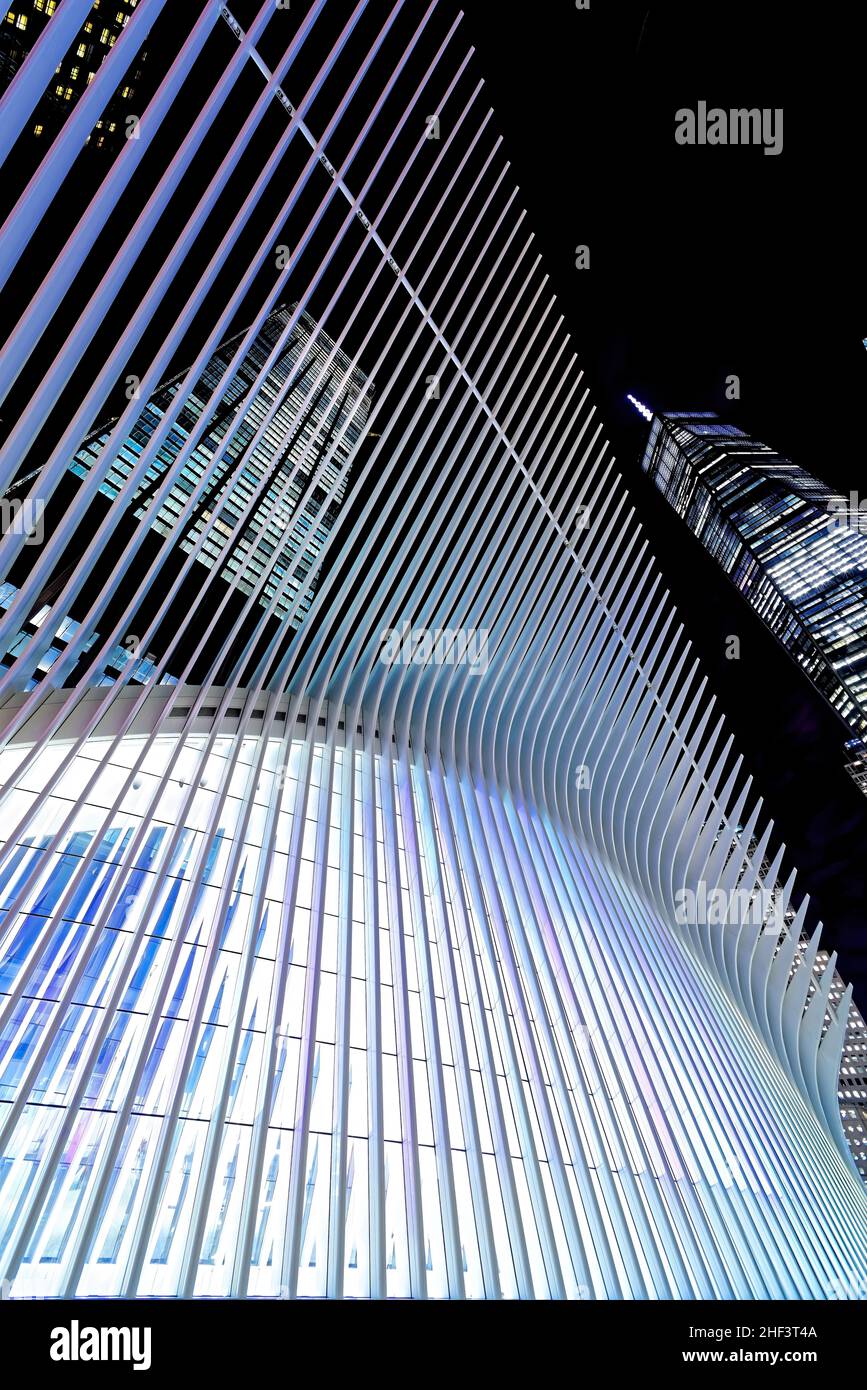 Oculus World Trade Center Train Station, New York City Stock Photo - Alamy