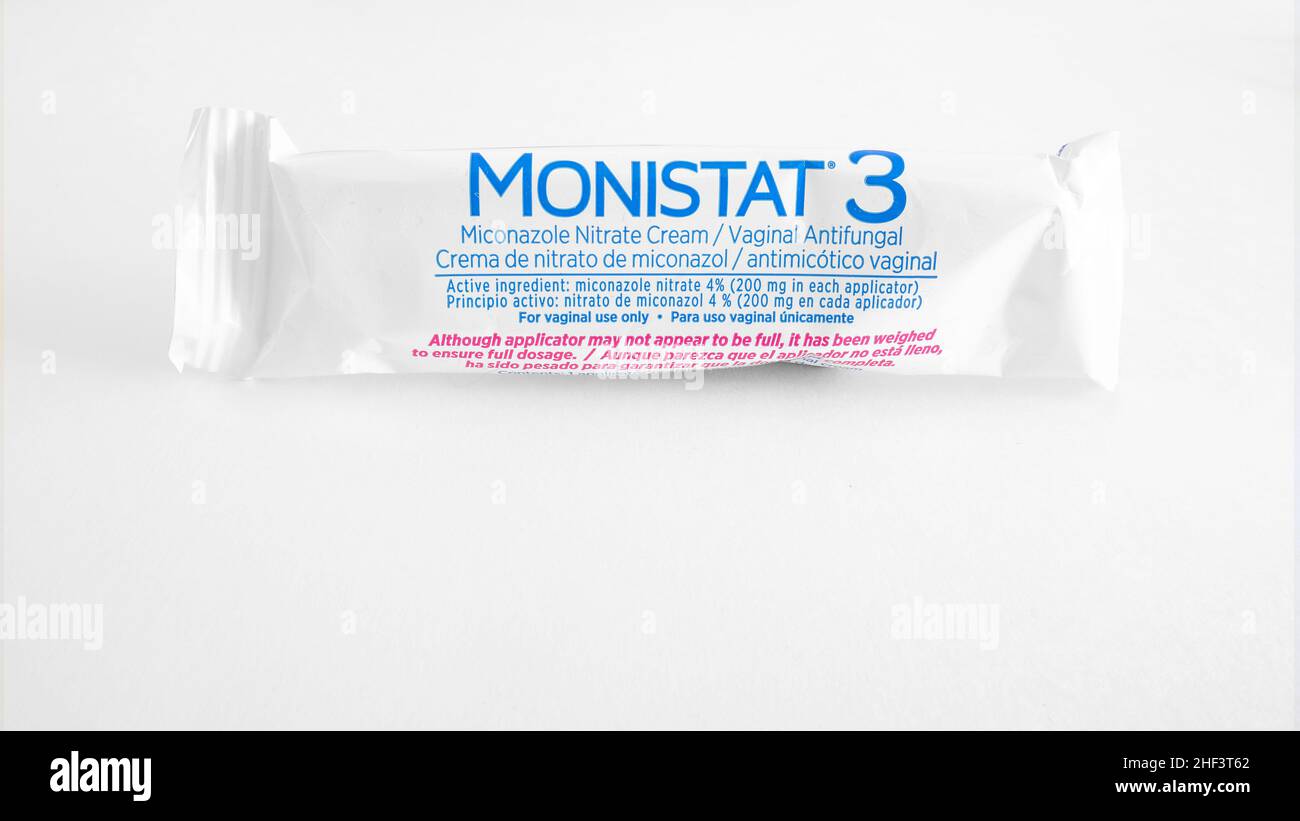 Single prefilled Monistat 3 vaginal anitfungal miconazole nitrate cream ...