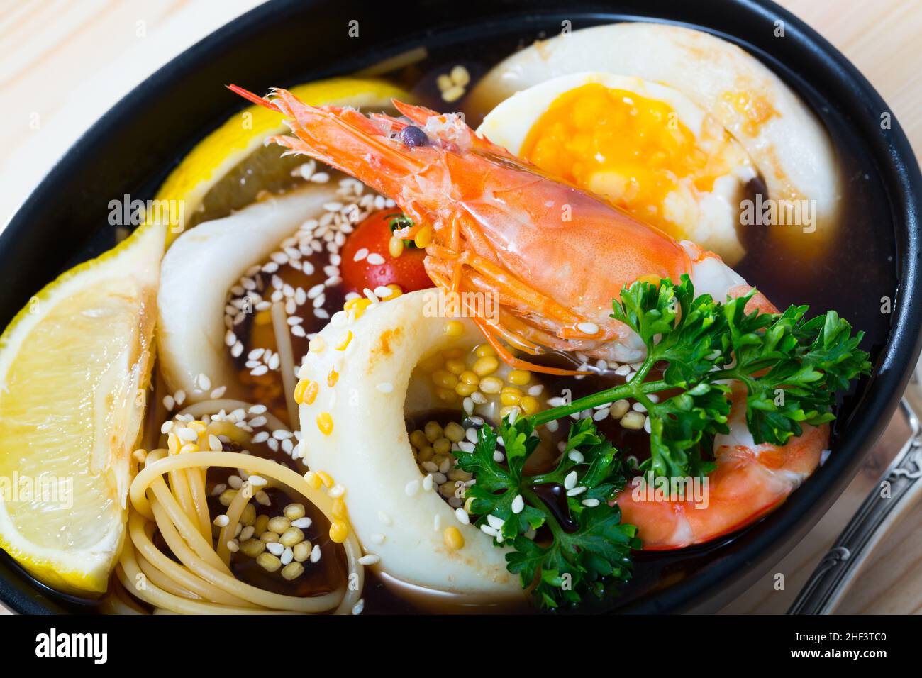 Spicy Pan-Asian soup Stock Photo - Alamy