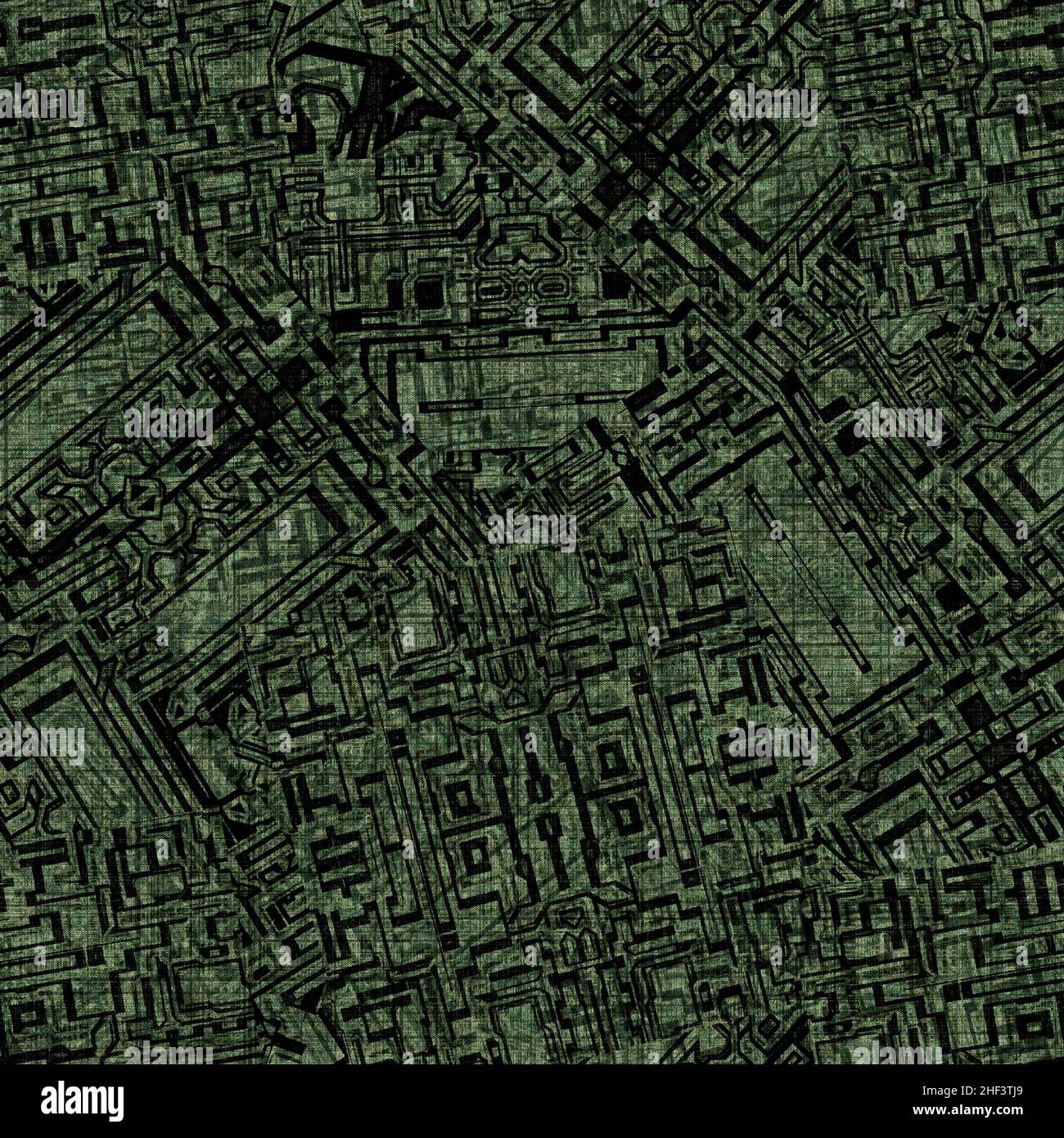 Grunge forest green random geometric distressed seamless texture ...