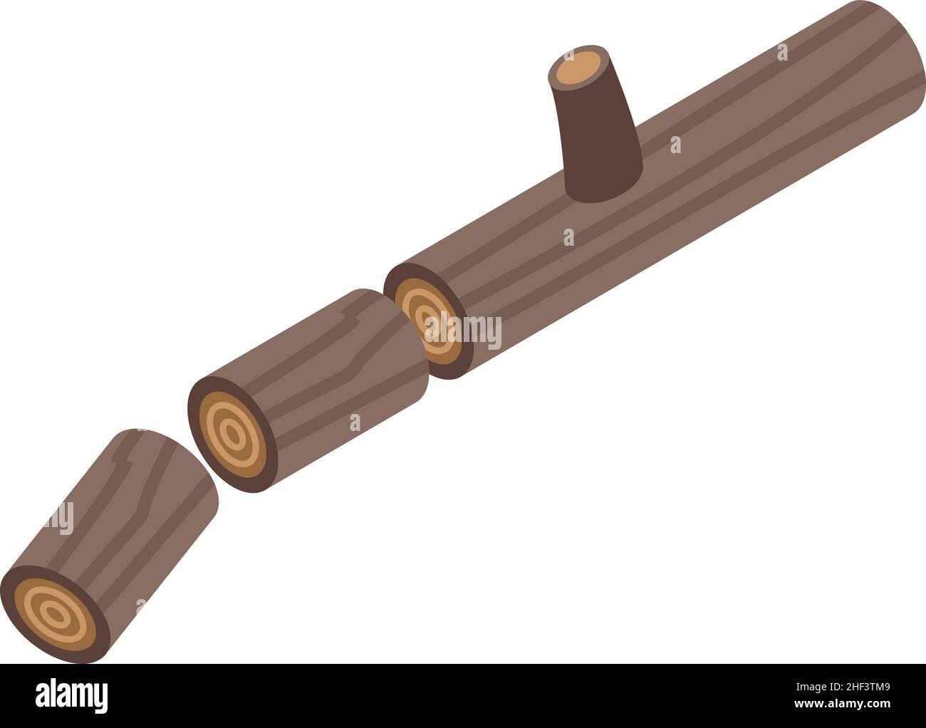 Tree cutting icon isometric vector. Garden trim. Plant trimming Stock ...