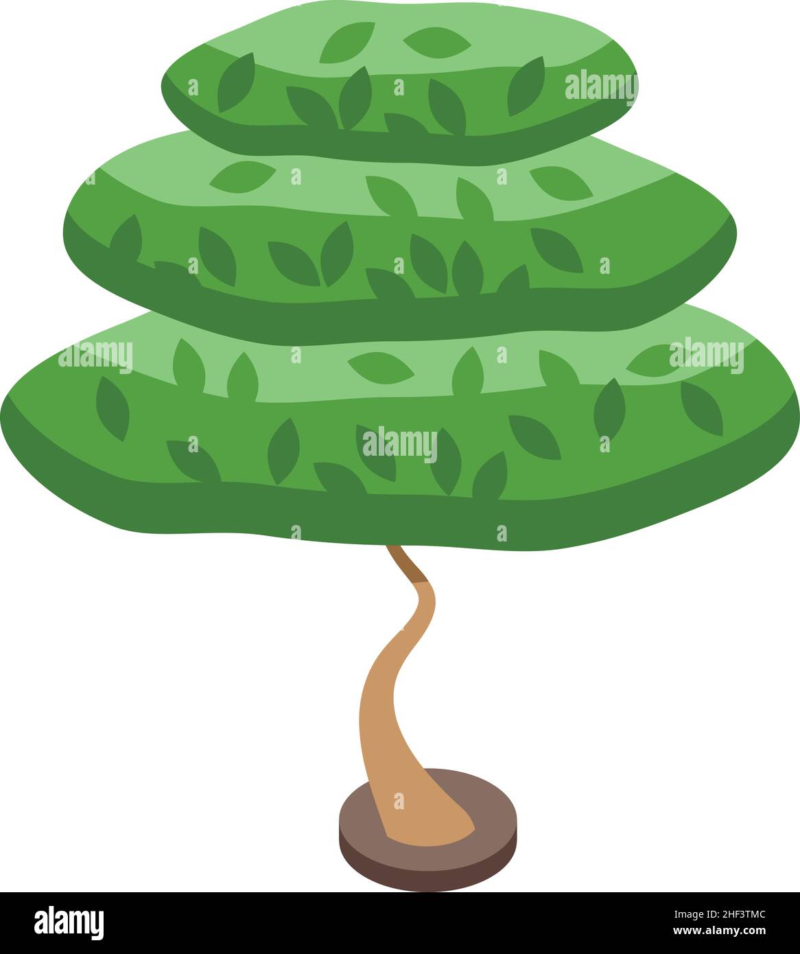 Tree trimming icon isometric vector. Garden trim. Man plant Stock ...